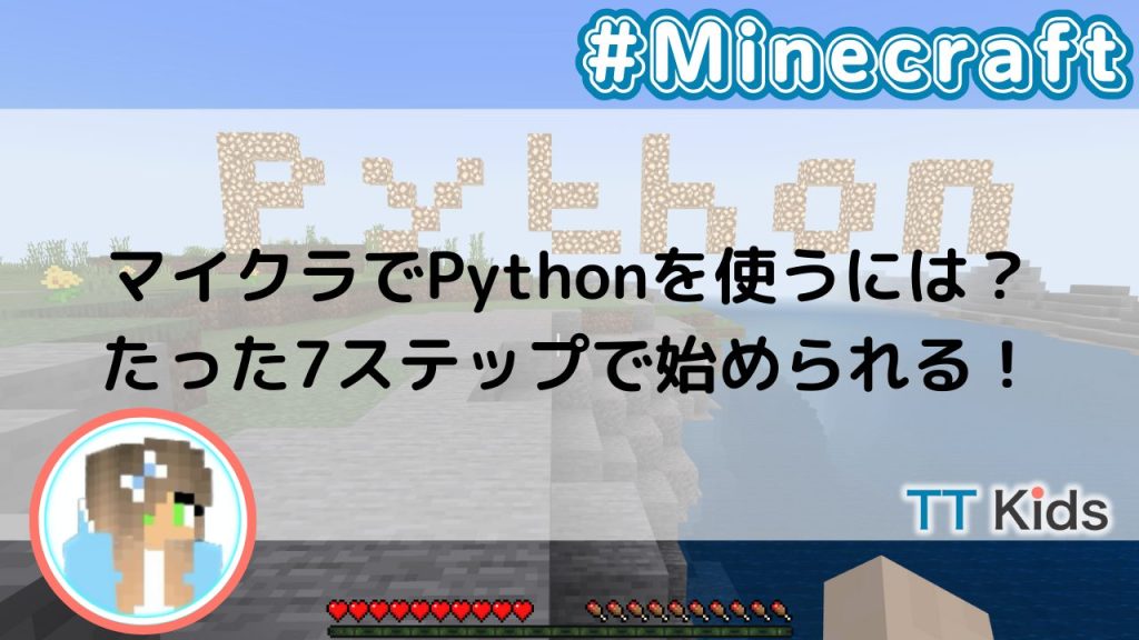 マイクラでPythonを使うには？たった7ステップで始められる！｜Tech Teacher Kids Blog